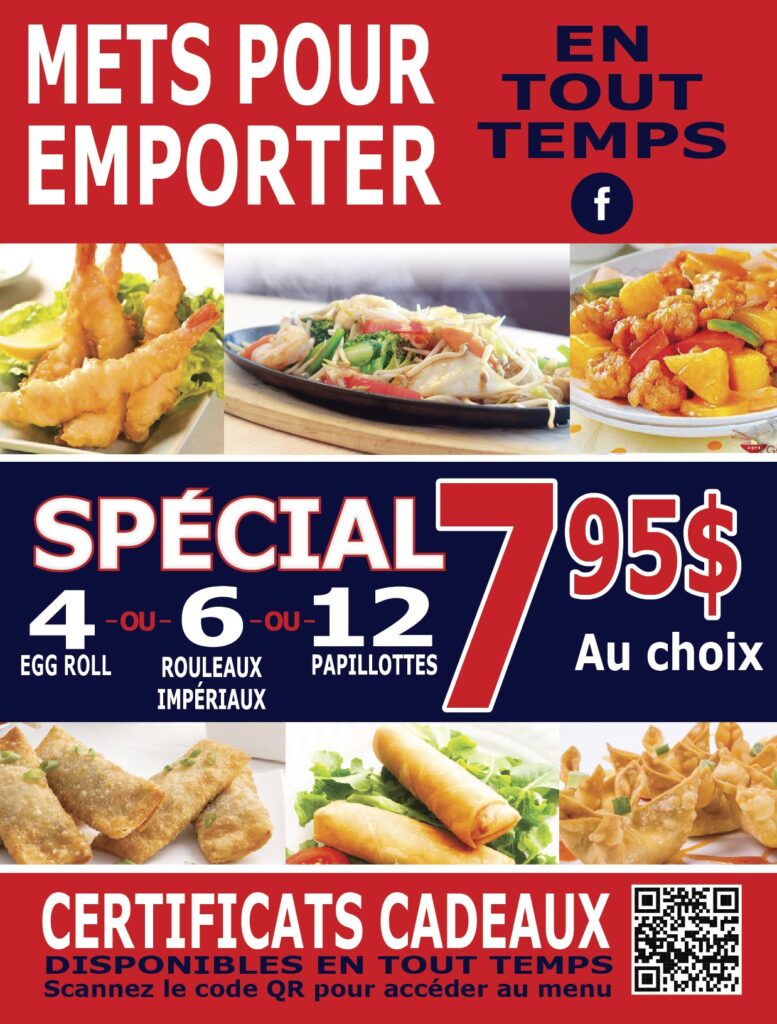 Menu – Restaurant Saveur Thai